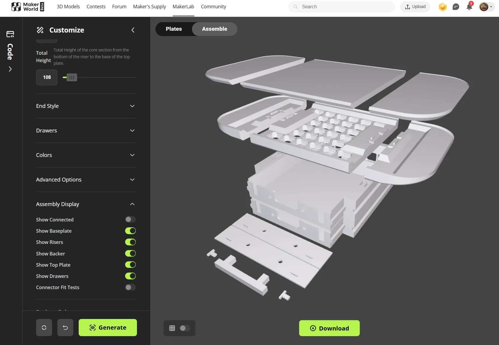 Deskware - A Modular Desk System - Free 3D Print Model - MakerWorld