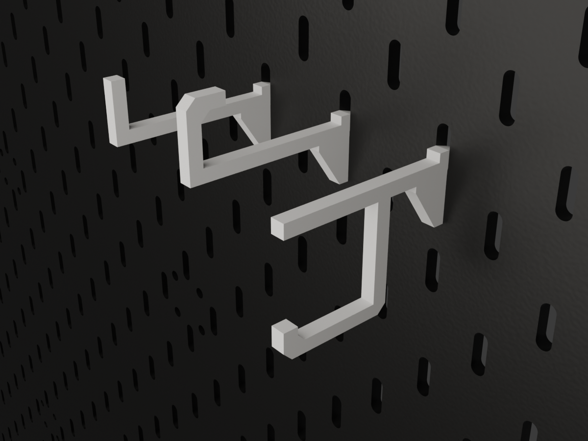 Whose pegboard? DLC3 (includes 3 high-strength long hooks) by Arno MakerWorld: Download Free 3D ...