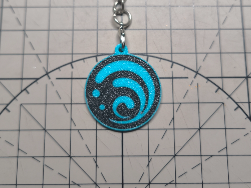 Genshin Impact Hydro Element Keychain by STARGAZER975 MakerWorld ...