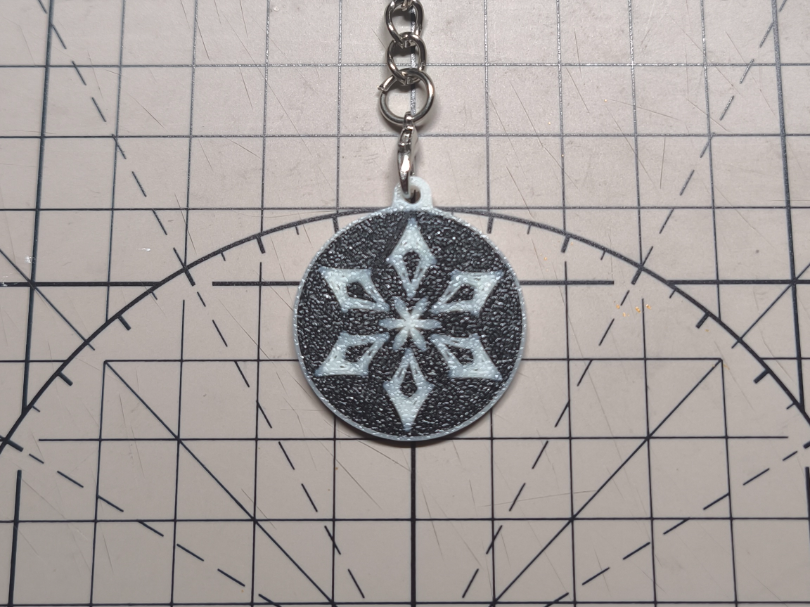 Genshin Impact Cryo Keychain by STARGAZER975 MakerWorld: Download Free ...