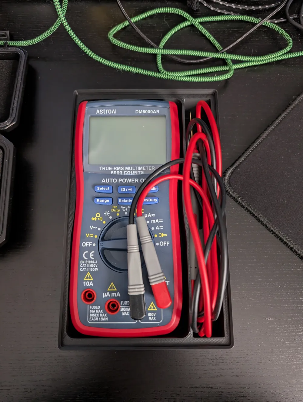 Gridfinity AstroAI DM6000AR Multimeter Holder - Free 3D Print Model ...