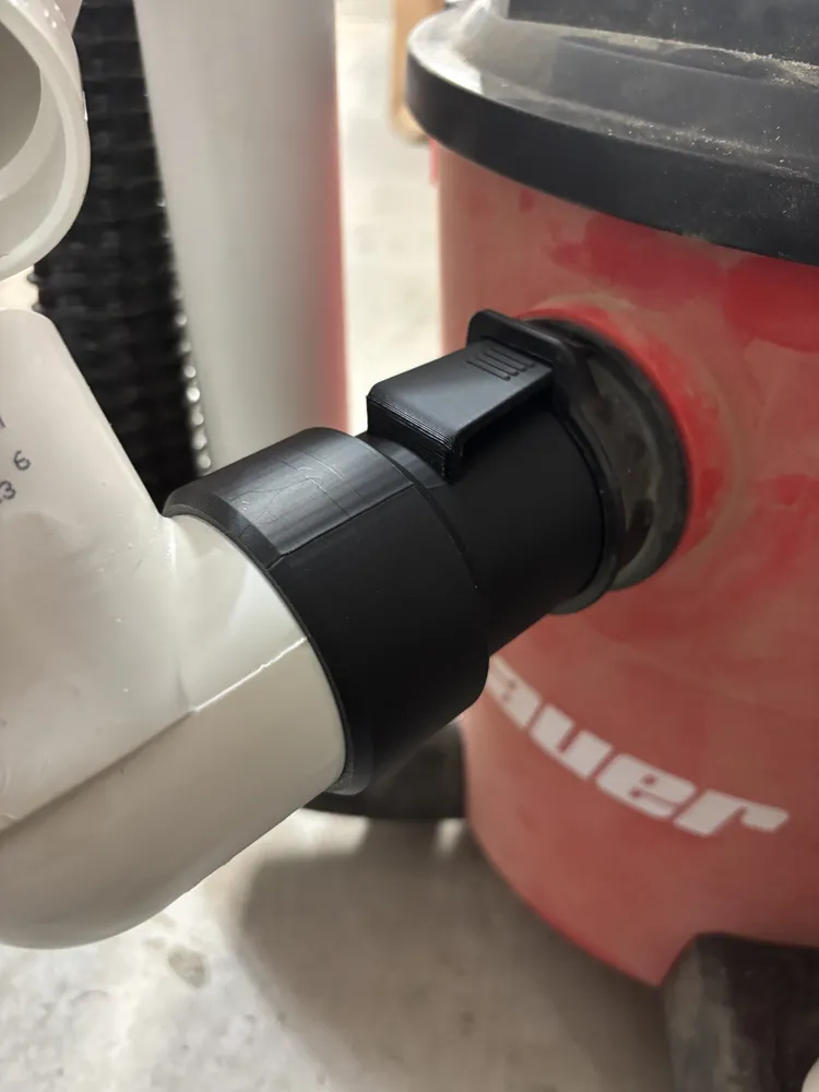 Bauer Shop Vac 2" PVC adapter by haramdeath - MakerWorld