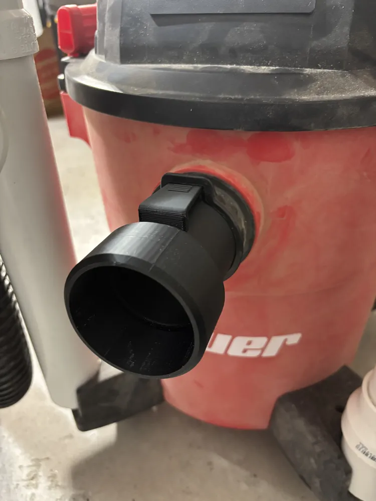 Bauer Shop Vac 2" PVC adapter by haramdeath - MakerWorld