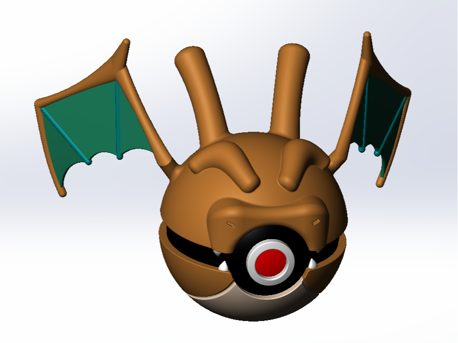 Charizard Variant Poké Ball Exquisite Edition by 流莺 MakerWorld ...