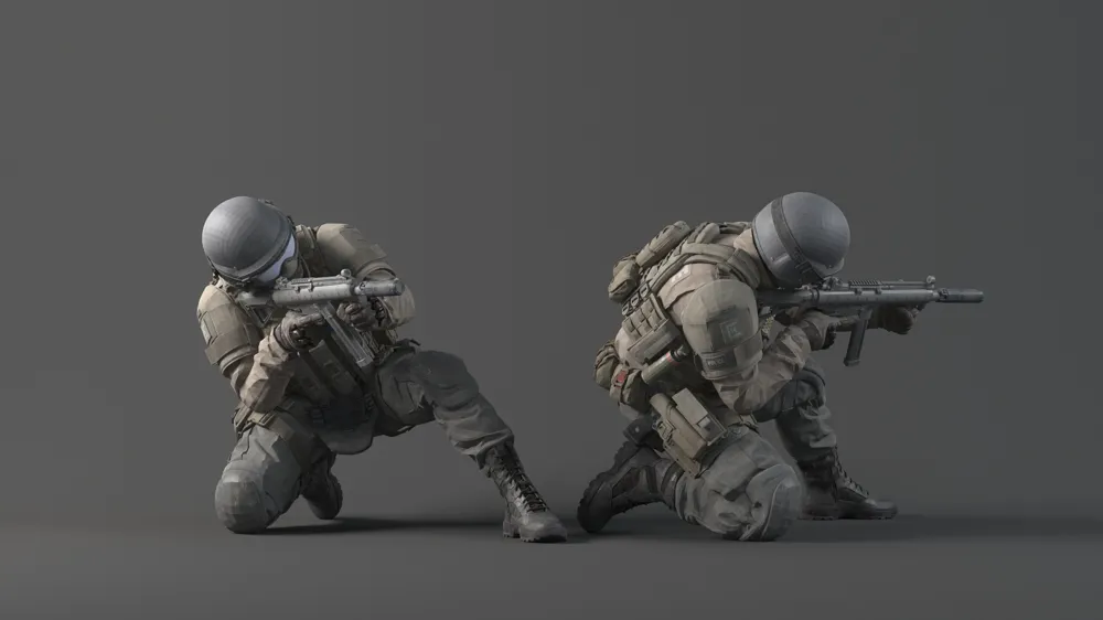 Special Forces Soldier Set by 天天向上 MakerWorld: Download Free 3D Models