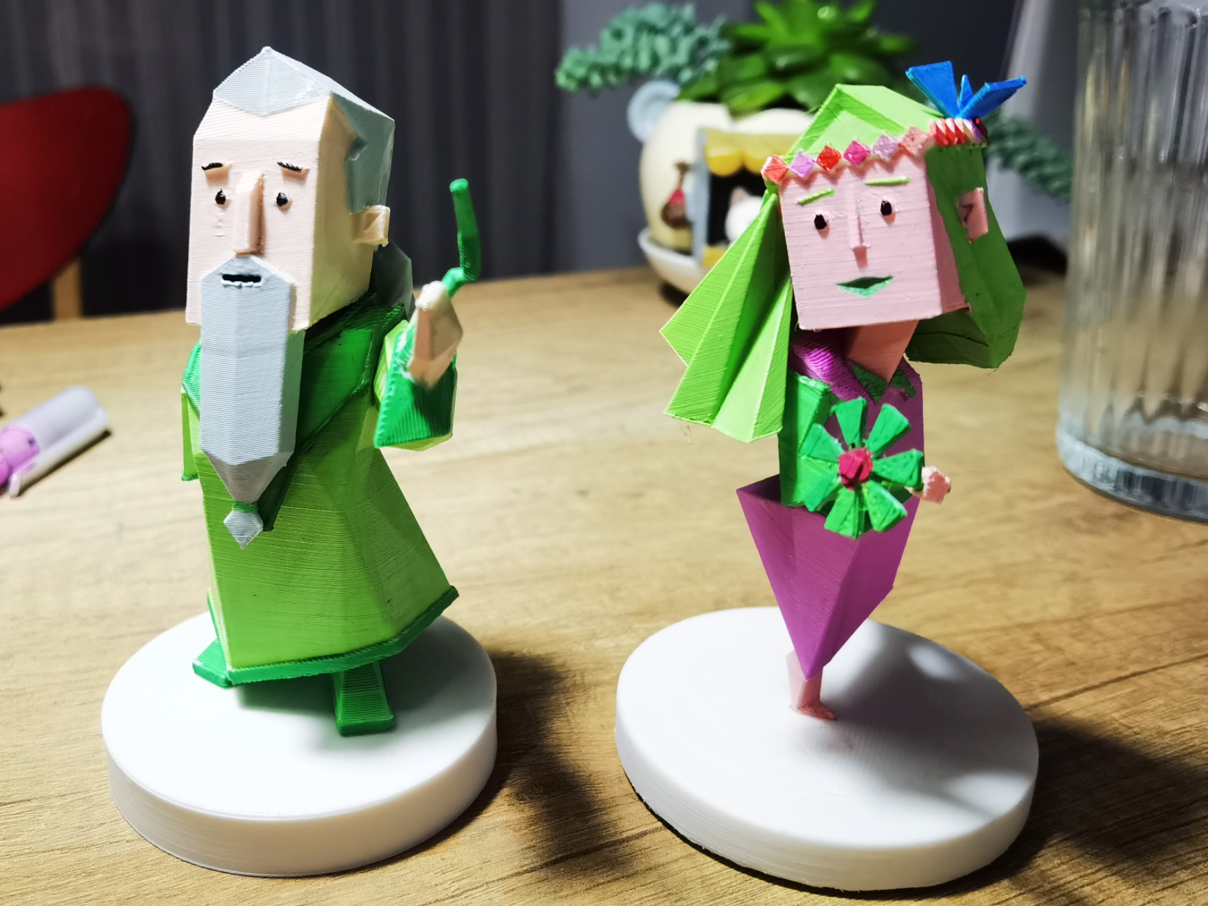 INFP Little Butterfly Desktop Ornament Figurine White Model Remixed by ...