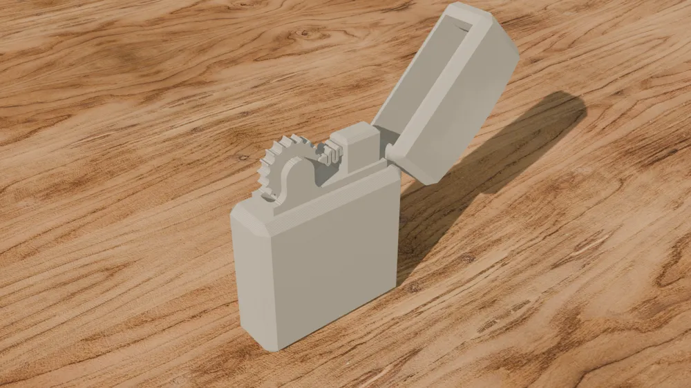 Zip Lighter Fidget by RaptureDesigns MakerWorld: Download Free 3D Models