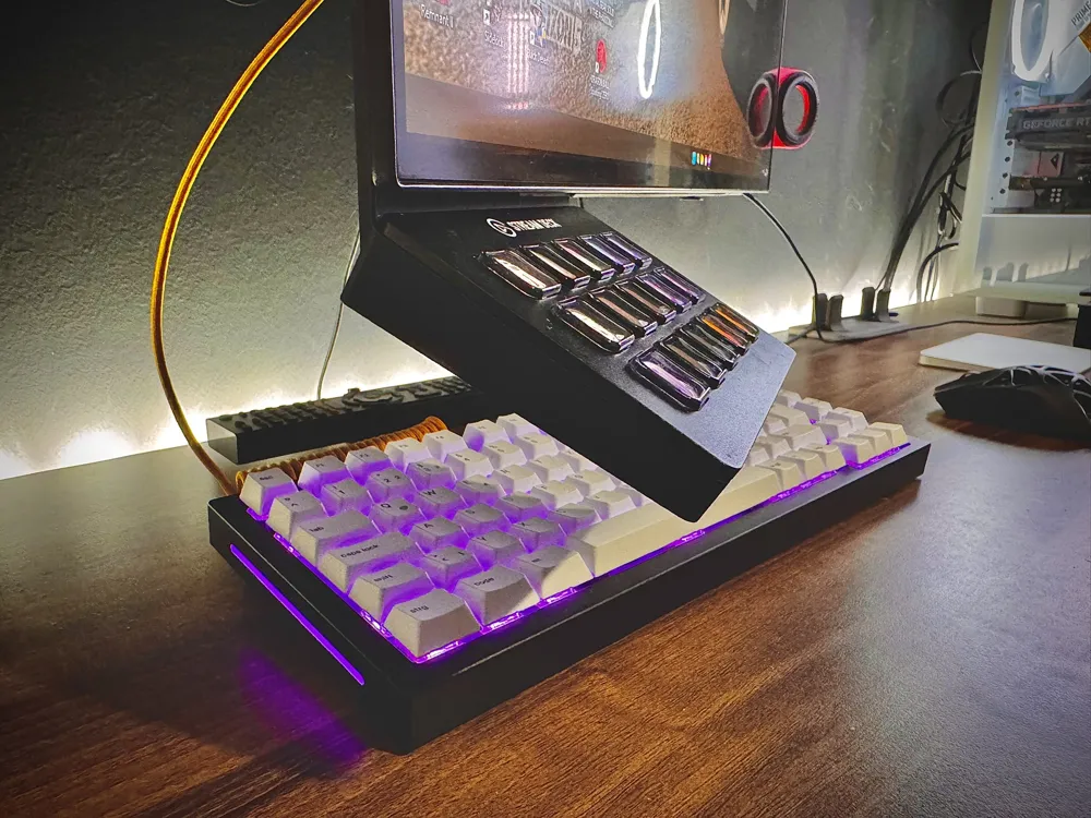 Stream Deck Vertical Monitor Mount - Free 3D Print Model - MakerWorld