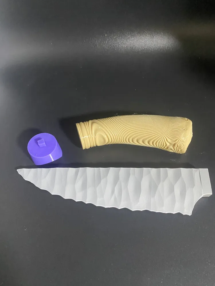 Voronoi Knife by Robert - MakerWorld