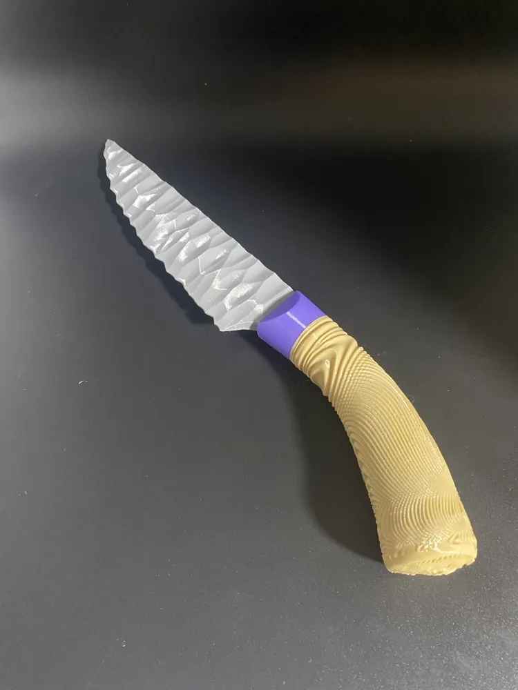 Voronoi Knife by Robert - MakerWorld