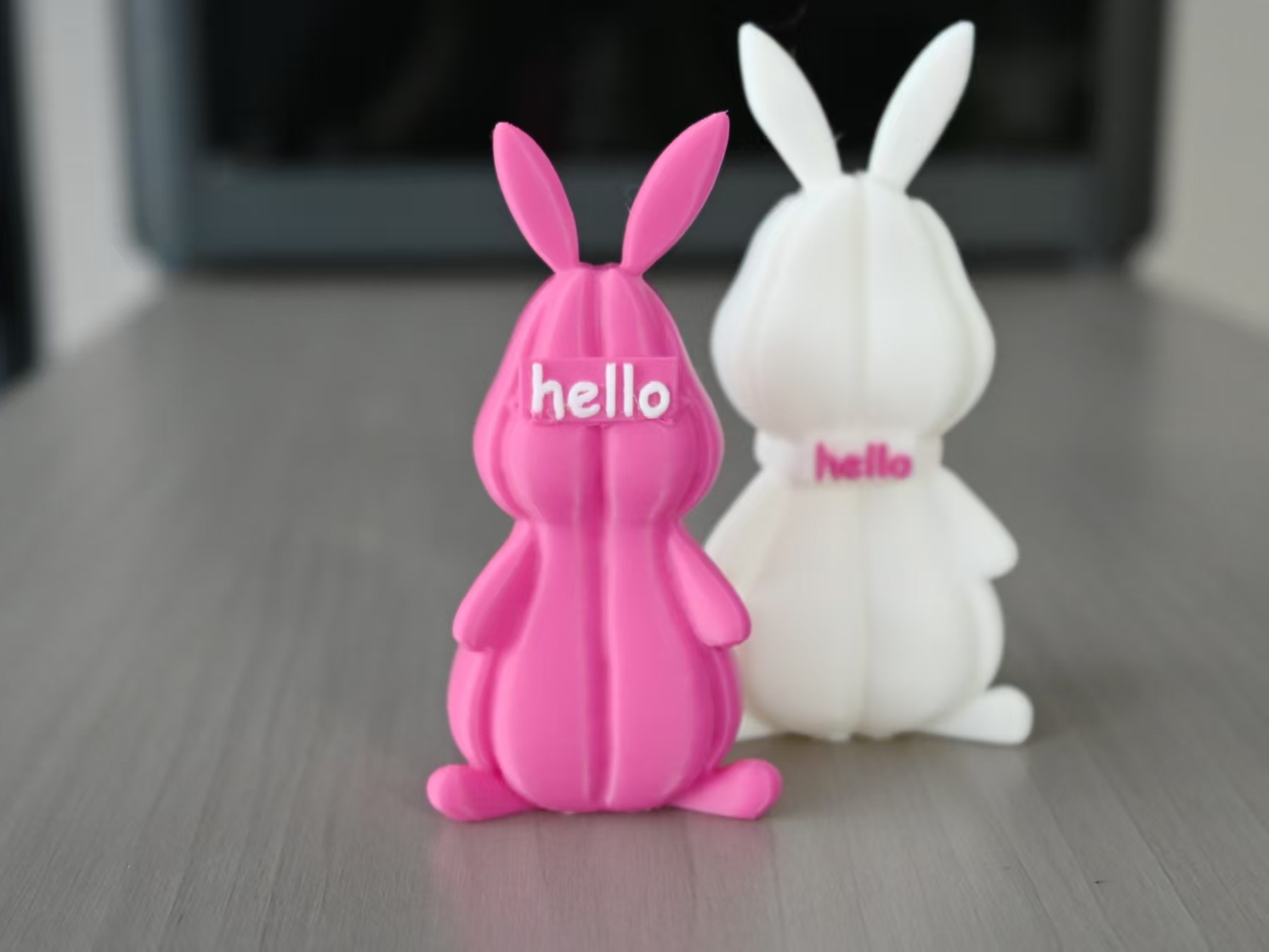 hello Line Rabbit (Collar Version, Glasses Version) by mRed MakerWorld ...