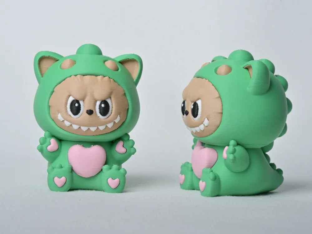 Heart-shaped Little Dinosaur Labubu~labubu by puresa MakerWorld ...