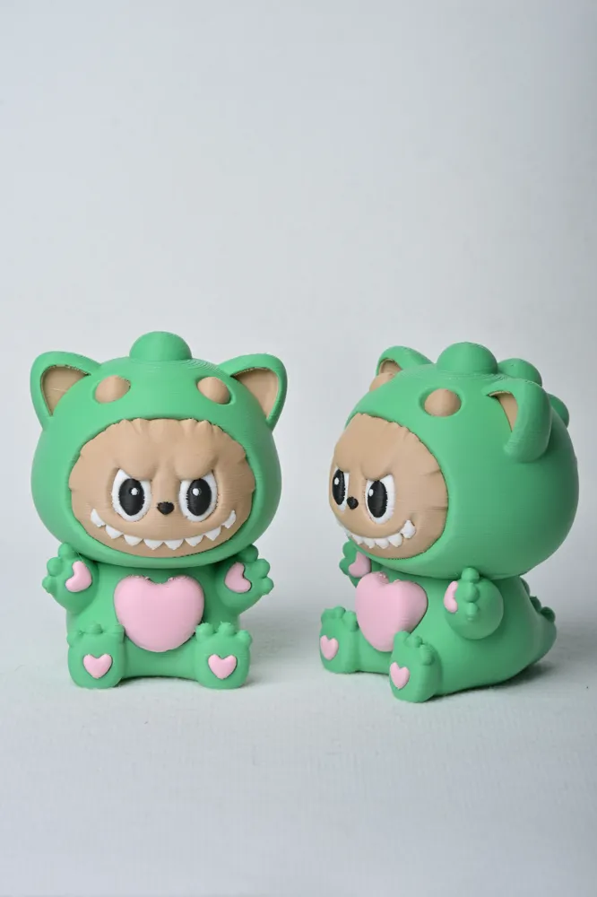 Heart-shaped Little Dinosaur Labubu~labubu by puresa MakerWorld ...