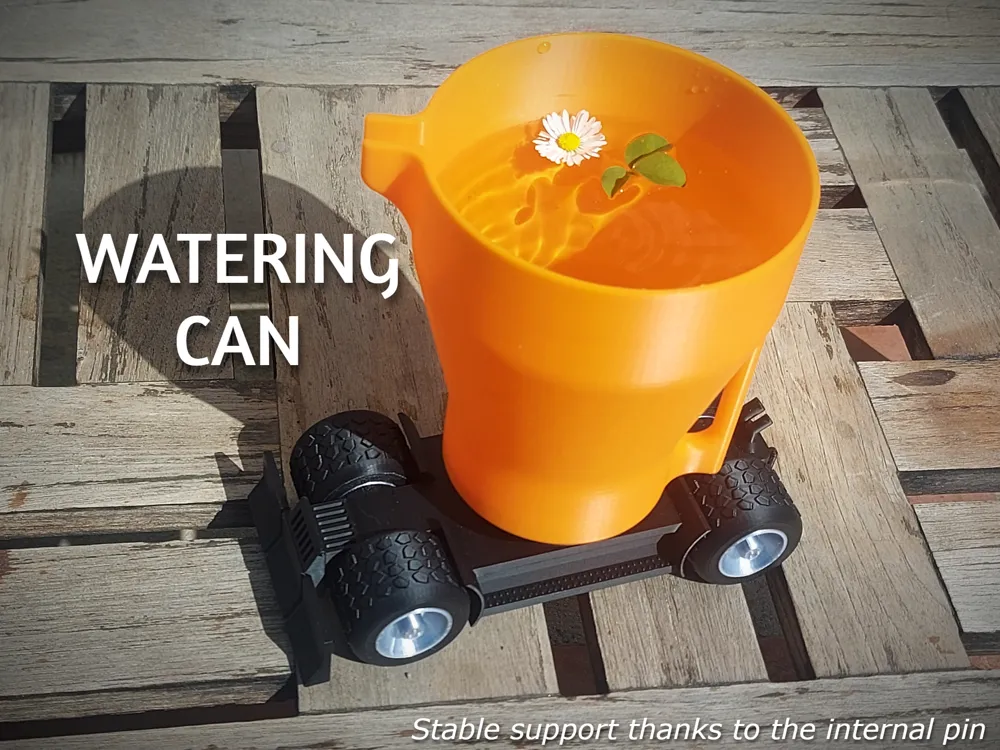 Bulldozer Fully Articulated with Watering Can by Savy Maker - MakerWorld