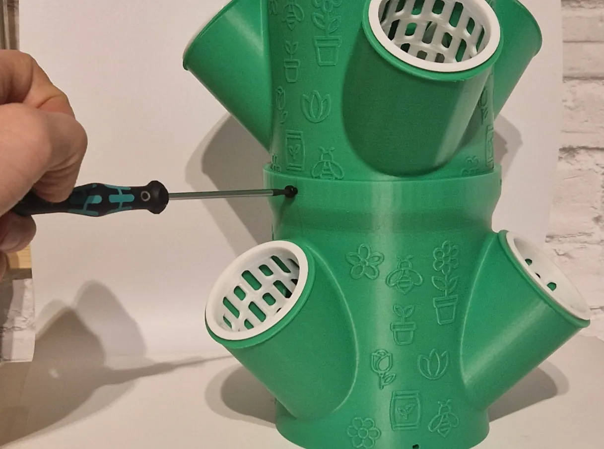 Modular Hydroponics Tower V2 - Free 3D Print Model - MakerWorld