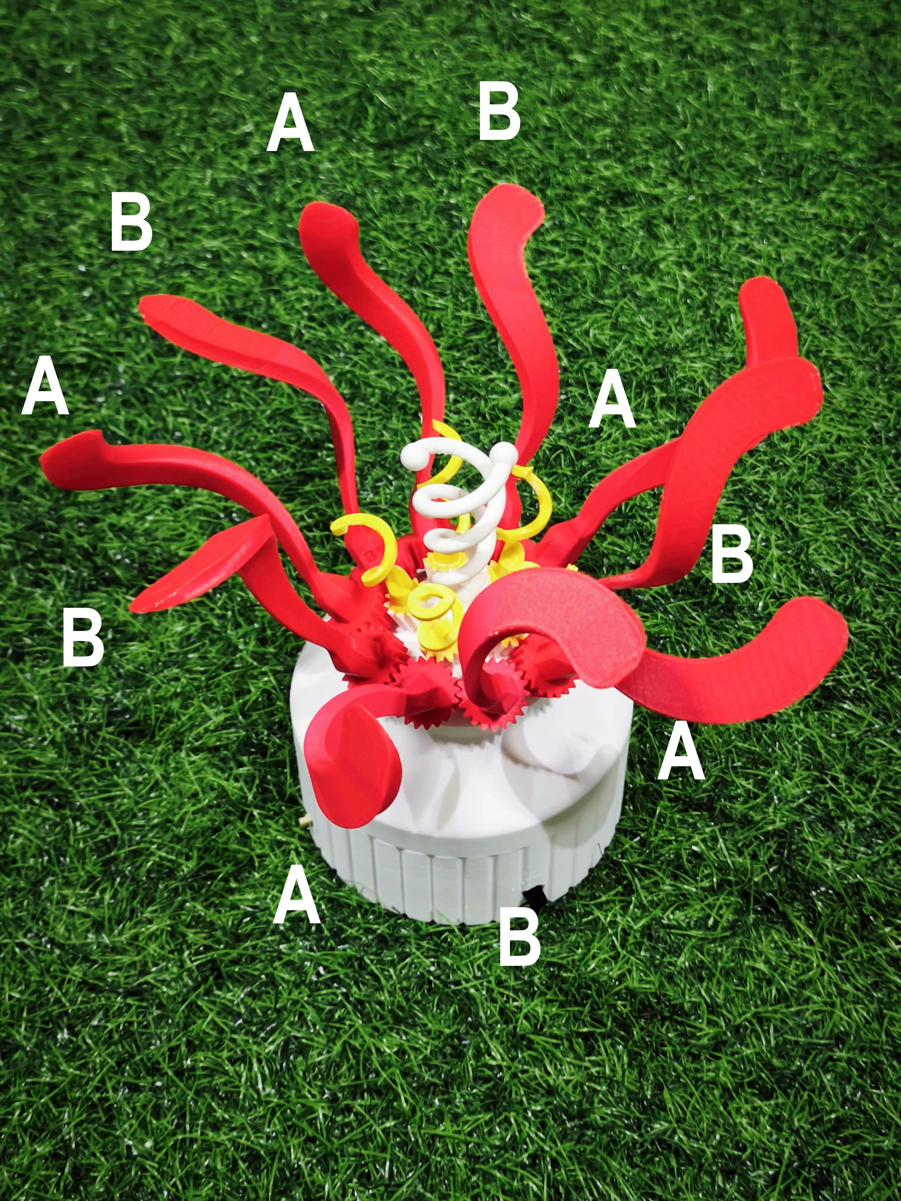 Mechanical Flower - Free 3D Print Model - MakerWorld