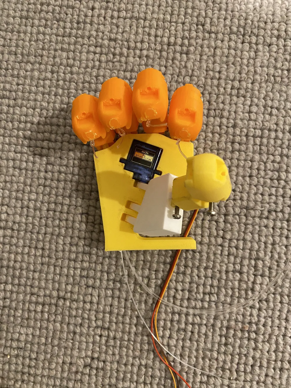 Robotic Working Hand Prototype 1 by OaksMakerWorld: Download Free 3D Models