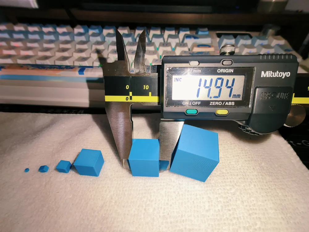 Cubic Print Accuracy Test Block - Free 3D Print Model - MakerWorld
