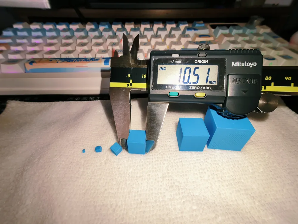 Cubic Print Accuracy Test Block - Free 3D Print Model - MakerWorld