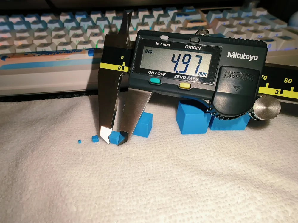 Cubic Print Accuracy Test Block - Free 3D Print Model - MakerWorld