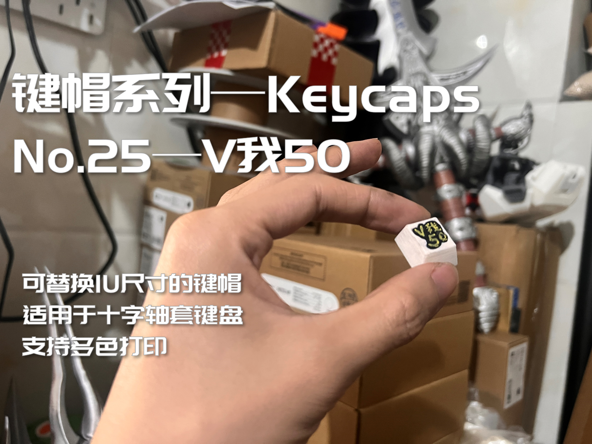 Keyboard Keycap V me 50 Give me 50 yuan Letter V 1U keycap (keycaps) by ...