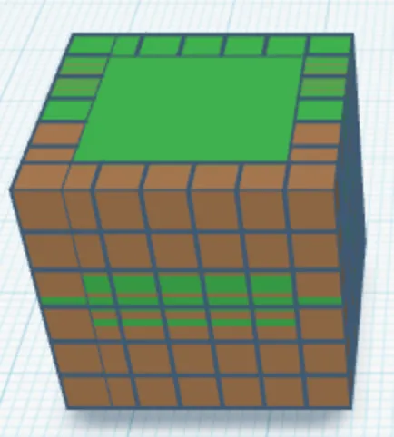 minecraft dirt block by 3D UNIVERSE MakerWorld: Download Free 3D Models