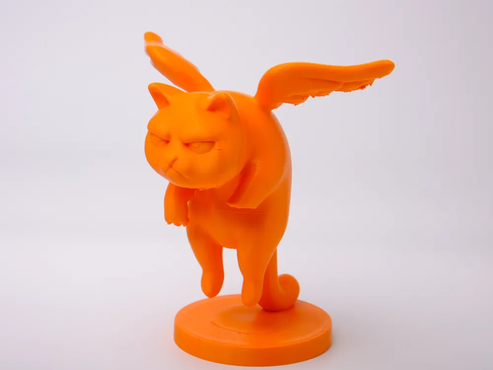 Flying Grumpy Cat – Funny Cat Figurine with Wings by ...