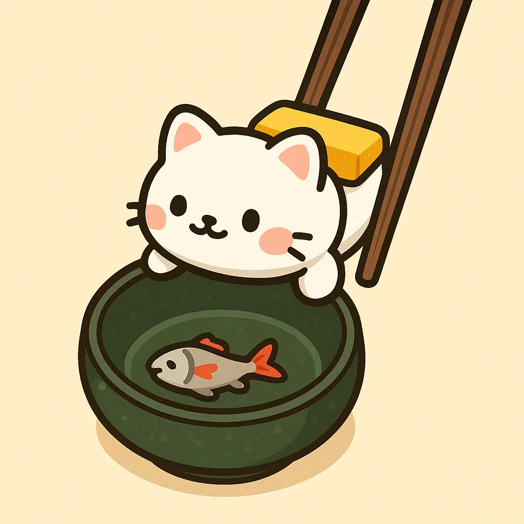 Sushi cat / kitten (plate included) by Jefflynn MakerWorld: Download Free 3D Models