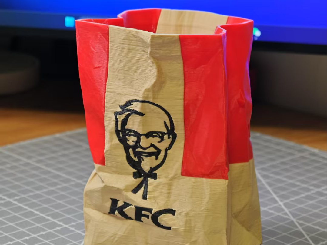 KFC Paper Bag Pen Holder Remixed by FrostbiteDesign MakerWorld ...
