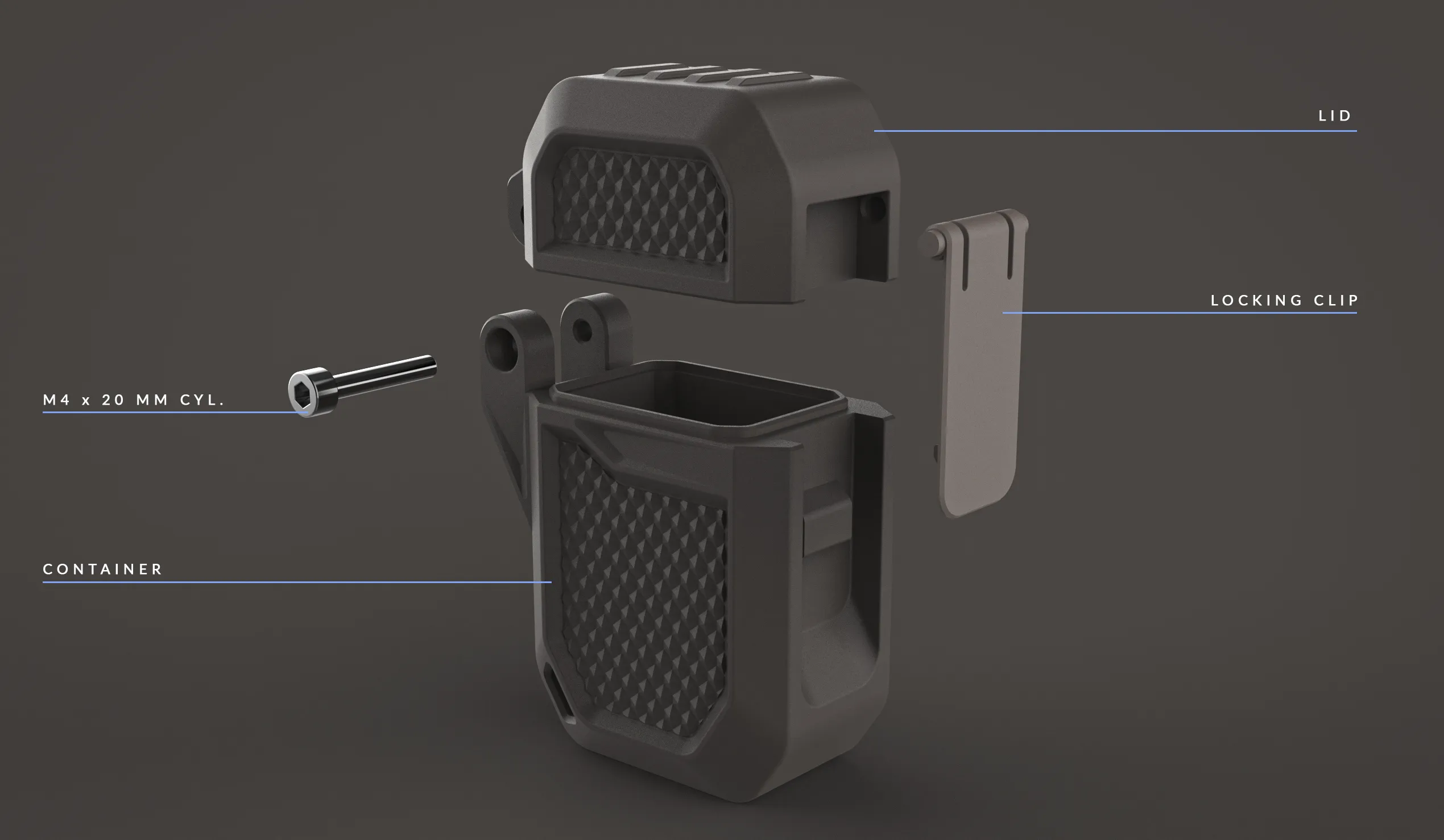 Hiking Container - Robust and Waterproof by JANBERRY DESIGN MakerWorld: Download Free 3D Models