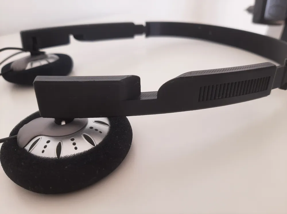 Foldable, extendable KOSS KSC75 Headband & Case by Davlumbaz MakerWorld ...