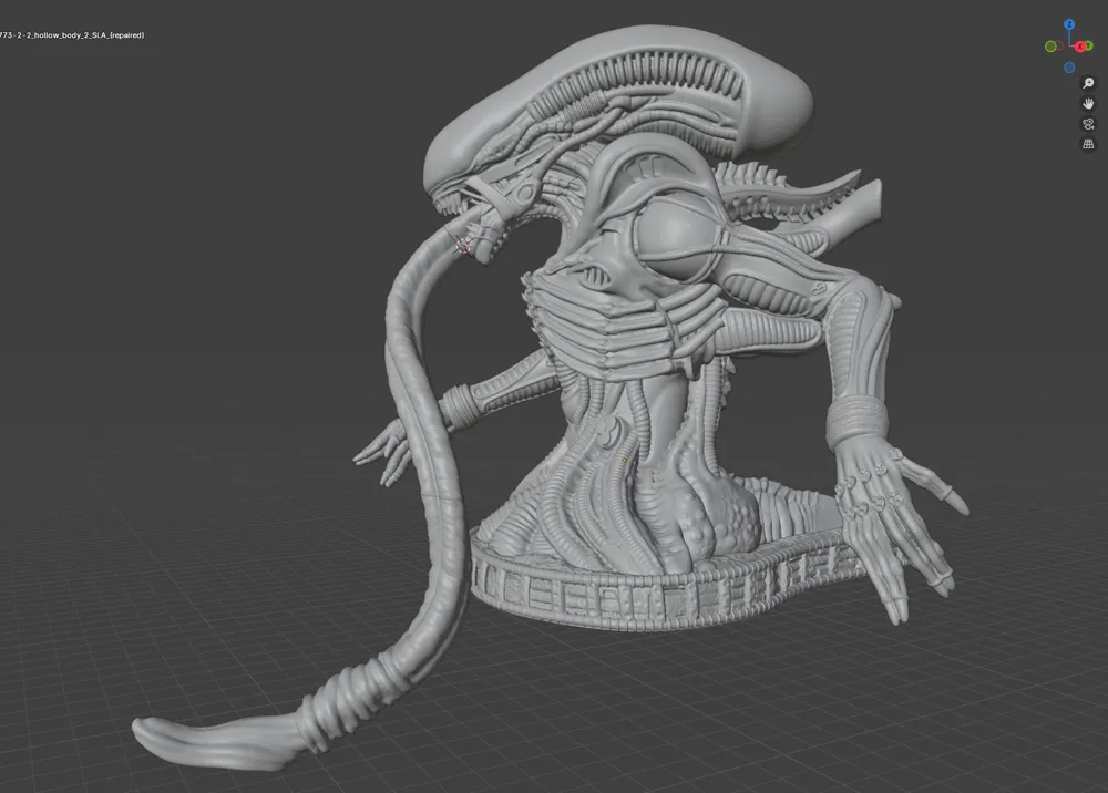 Alien Xenomorph AVP Bust – Modular 3D Model by Ryan MakerWorld ...