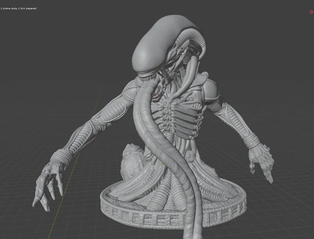 Life-Size Alien Xenomorph Bust AVP 3D Model by Ryan @ TheMajinLab ...