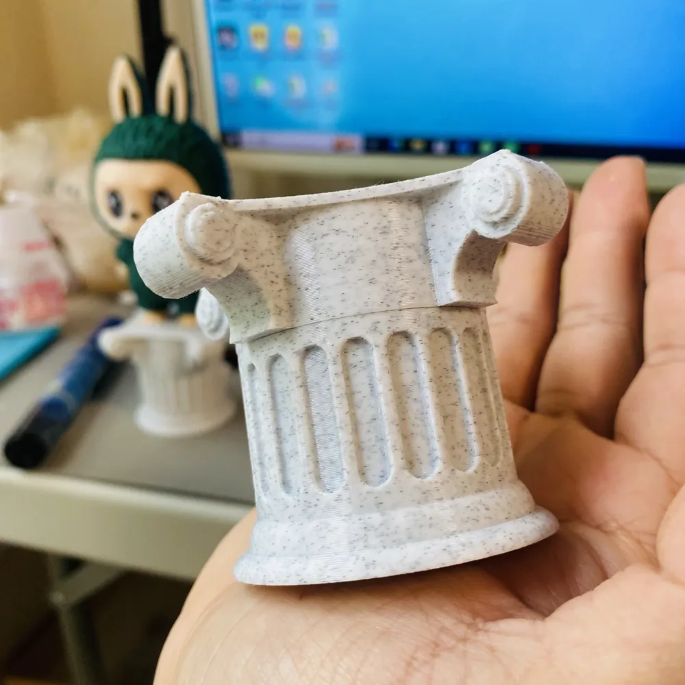 Latest Version 3.0 Labubu Roman Column Retro Base Figurine Model ...