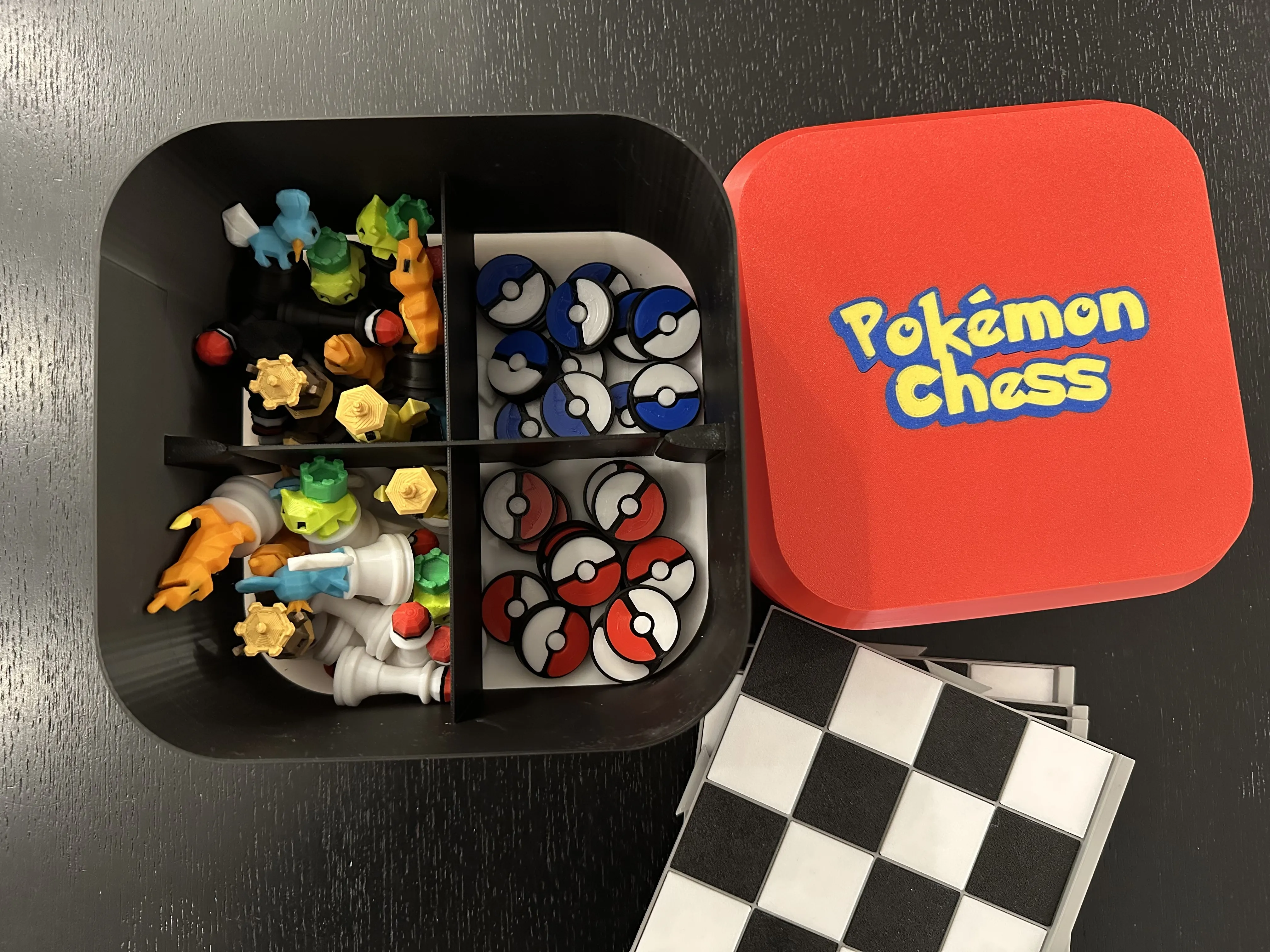 Pokemon Checkers - Free 3D Print Model - MakerWorld
