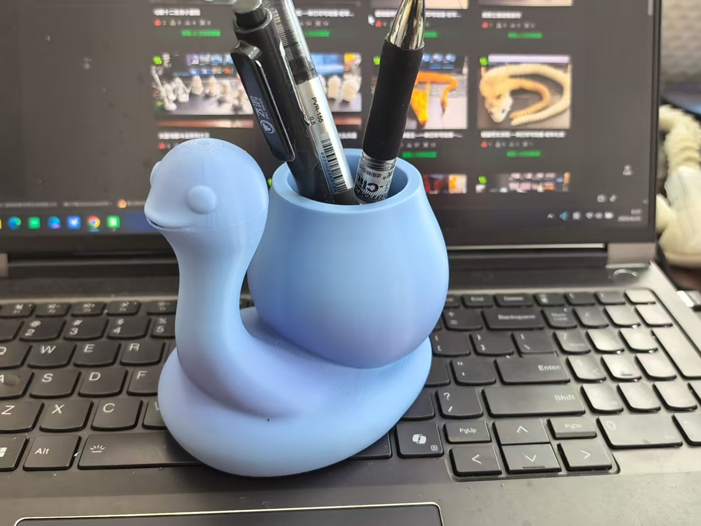 Cartoon Snake Pen Holder by 一枣 MakerWorld: Download Free 3D Models