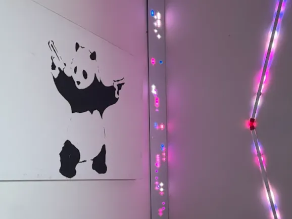 WLED 8X32 Corner Matrix by liminal MakerWorld: Download Free 3D Models