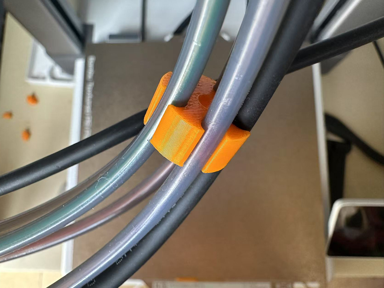 Bambu Lab A1/A1 mini PTFE tube and wire all-in-one clip 4mm 5mm five ...