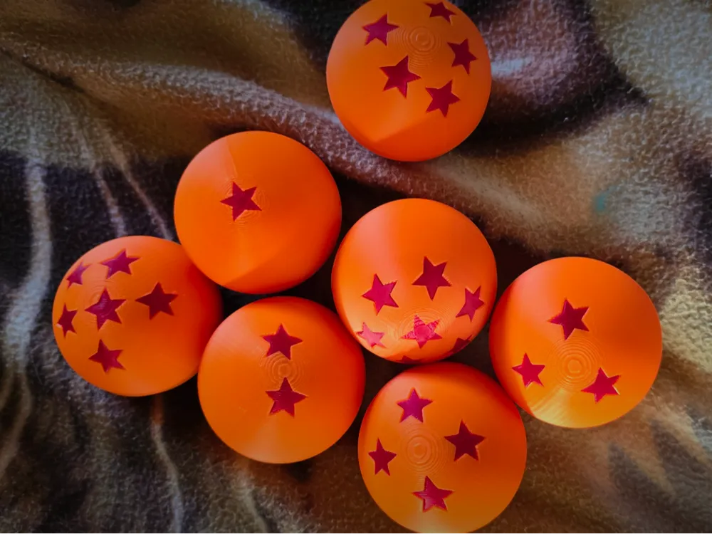 dragon ball spheres - Free 3D Print Model - MakerWorld