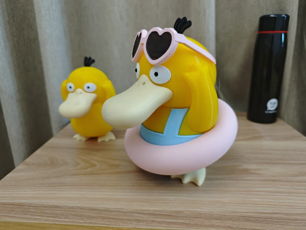 Pokemon—Psyduck (Beach Vacation Version) by 手废的黑山羊 MakerWorld: Download ...