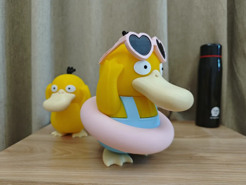 Pokemon—Psyduck (Beach Vacation Version) by 手废的黑山羊 MakerWorld: Download ...
