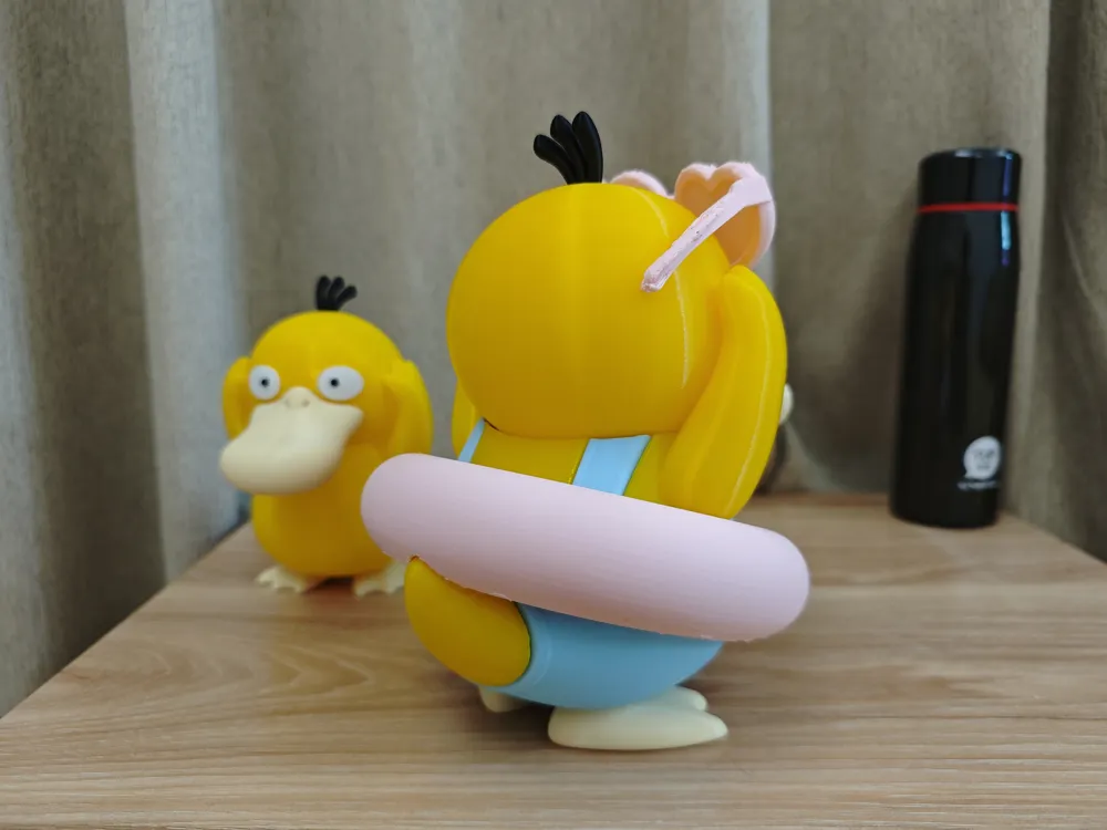 Pokemon—Psyduck (Beach Vacation Version) by 手废的黑山羊 MakerWorld: Download ...