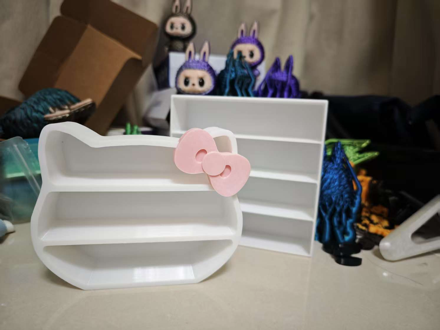 Hello Kitty shelf, ornament by 小浅谷 MakerWorld: Download Free 3D Models