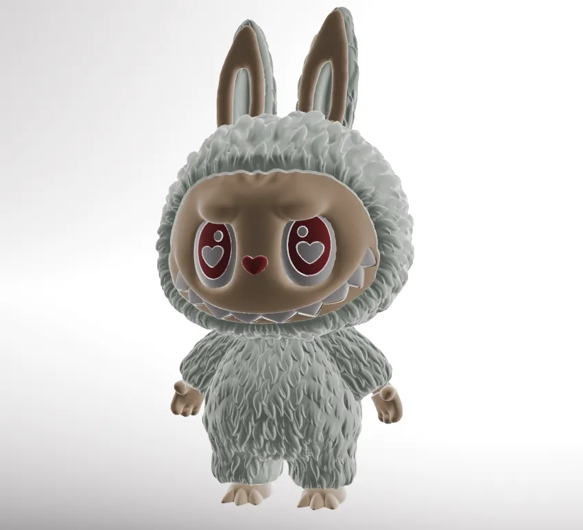 Labubu-Heart Eyes-Base by 墨凝 MakerWorld: Download Free 3D Models