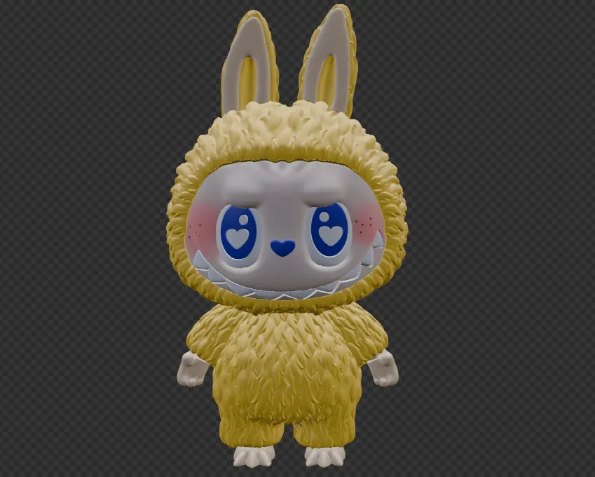 Labubu-Heart Eyes-Base by 墨凝 MakerWorld: Download Free 3D Models