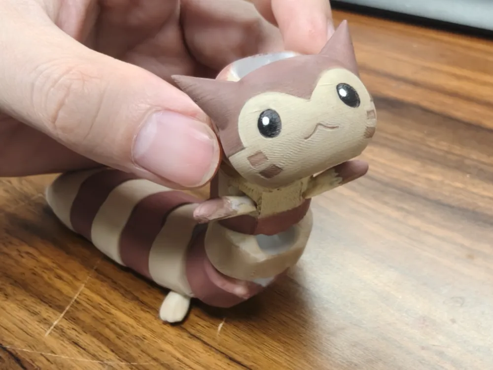 Articulated Furret (Pokémon) by mimimi MakerWorld: Download Free 3D Models