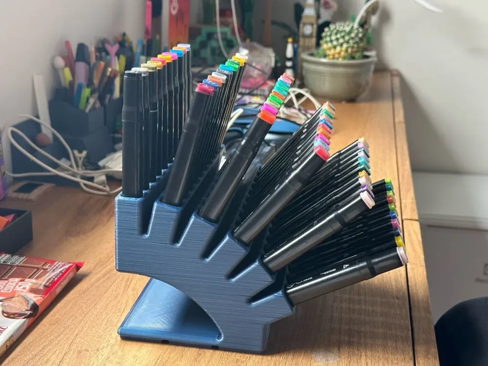Touch markers holder by Matteo MakerWorld: Download Free 3D Models