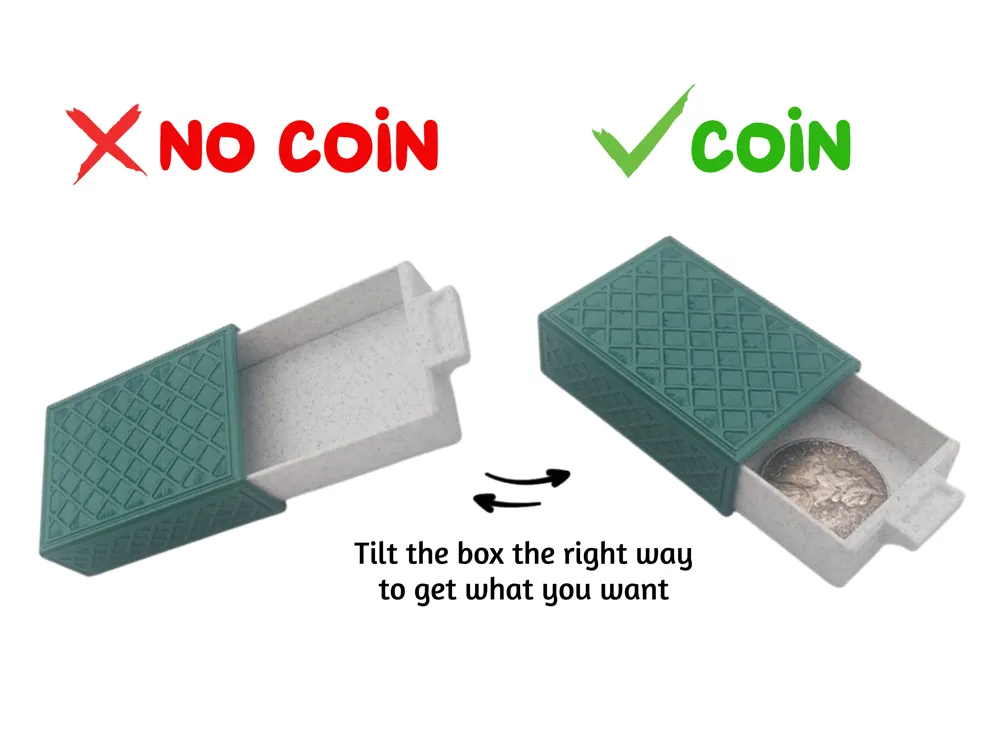 MAGIC COIN BOX - Free 3D Print Model - MakerWorld