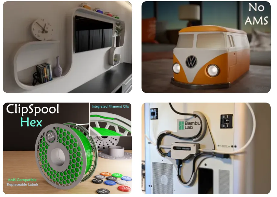 AMS 2 Rack / Stack - Simple by KobaRiley MakerWorld: Download Free 3D ...