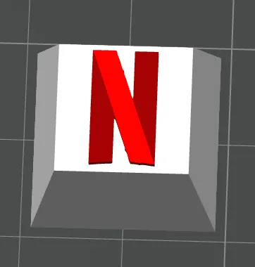 LOGO Keycap Series -【N】-Netflix (26 letters to be updated successively ...